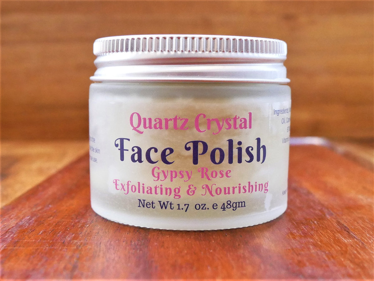 Quartz Crystal Face Polish in Gypsy Rosa – Ocean Gypsy NZ